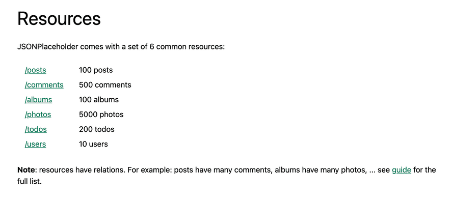 便利なダミーAPIサービス - JSON Placeholder | Mitomex Blog